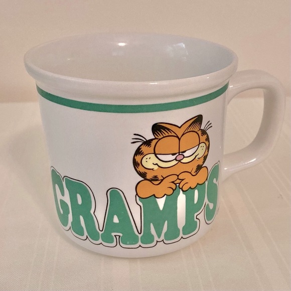 Enesco | Dining | Vintage Garfield 978 Jim Davis Design Gramps Mug ...